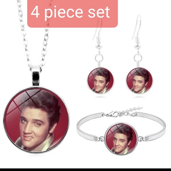 Jewelry | Elvis Presley 4 Piece Jewelry Set | Poshmark